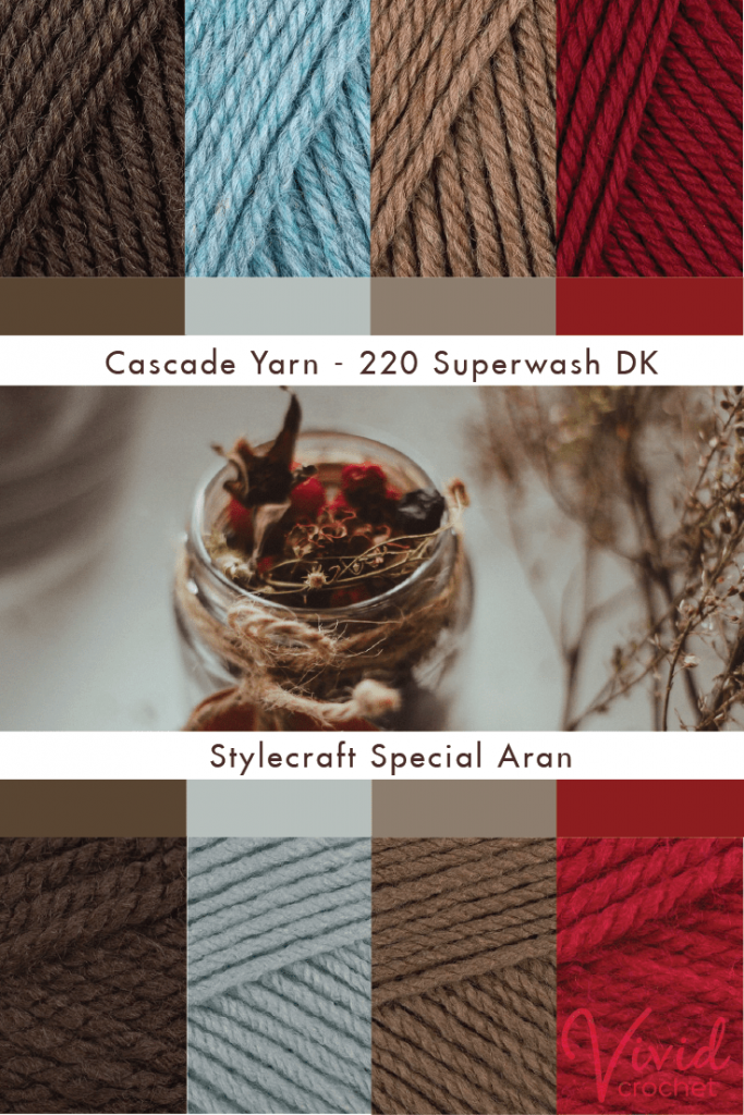 Vivid Crochet | Coffee & Tea Yarn Color Palette Collection
