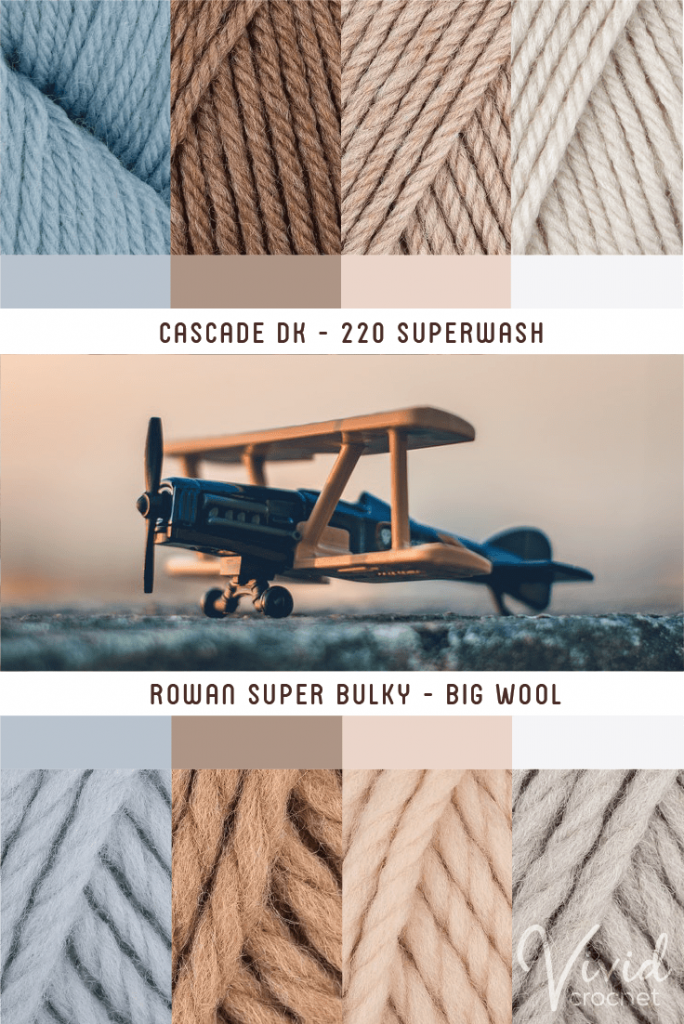 Vivid Crochet | Tin Toy Yarn Color Palette Collection