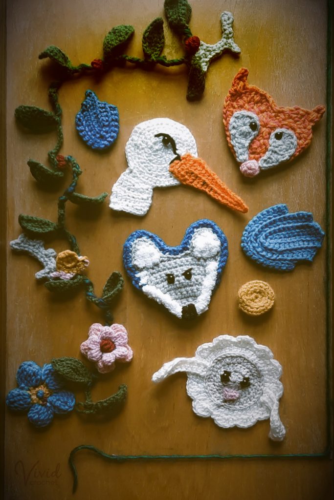 6 Free Animal Applique Crochet Patterns | Vivid Crochet